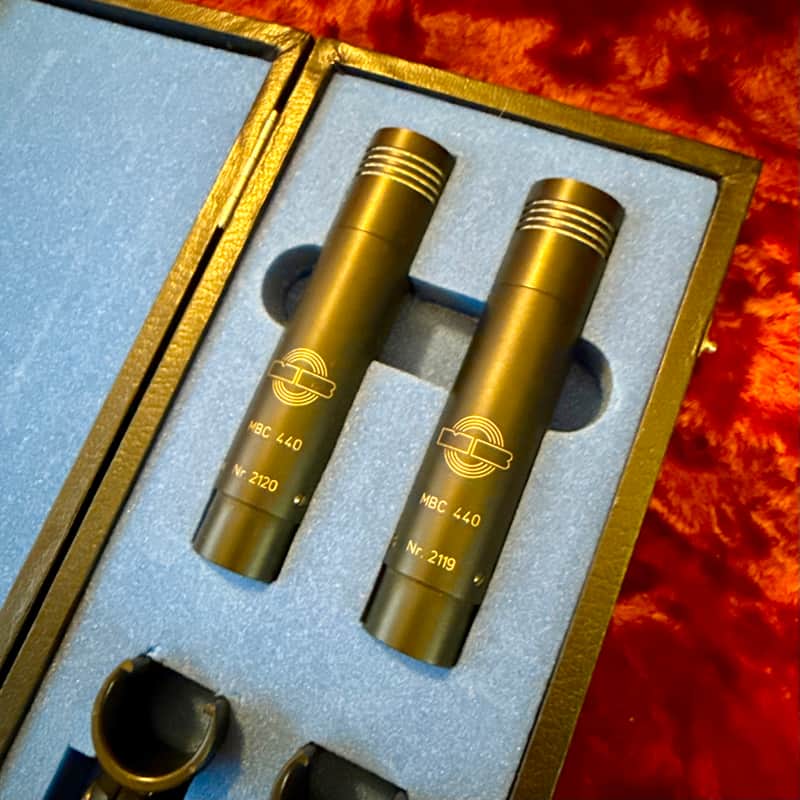 Matched PAIR! -MBHO 440 cardioid condenser microphones 2015 - | Reverb