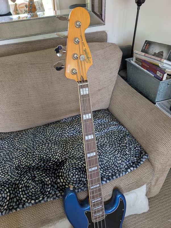 Squier Classic Vibe 60's Custom Jazz Bass Neck - Loaded Neck | Reverb