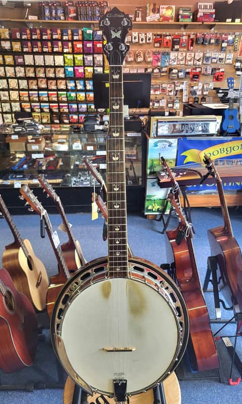 Antoria Butterfly SB-95 1970's 5 String Banjo | Reverb UK
