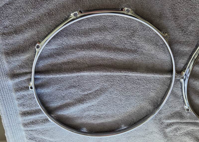 Yamaha 1.5 triple flanged hoops chrome 14 inch snare top and | Reverb