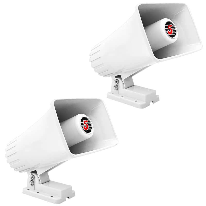5 Core PA Horn Speaker 2Pcs 6 Inch 50W Loud Indoor Outdoor | Reverb