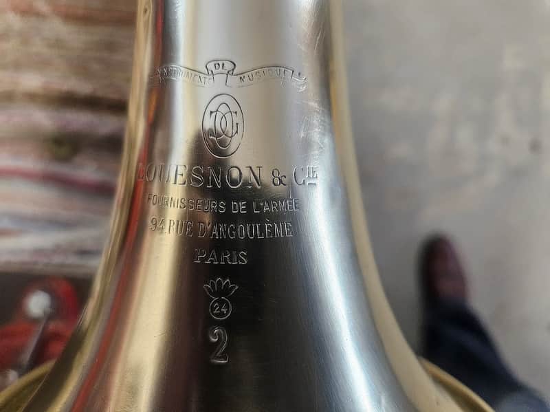 Couesnon Military Signal Trumpet, 1924 | Reverb
