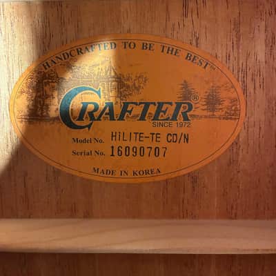 Crafter Crafter HilITE-TE CD/N | Reverb