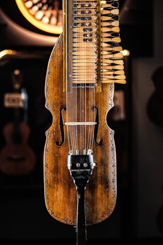 1980s Mats Thörnblom Nyckelharpa / Keyed Fiddle three-row | Reverb