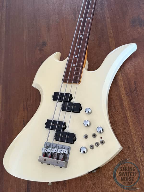 BC Rich, Mockingbird Bass, FRETLESS, White, 1985, | Reverb Australia