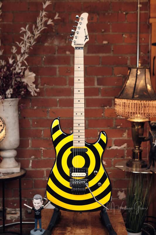 Wayne Rock Legend - Yellow Bullseye Finish! | Reverb