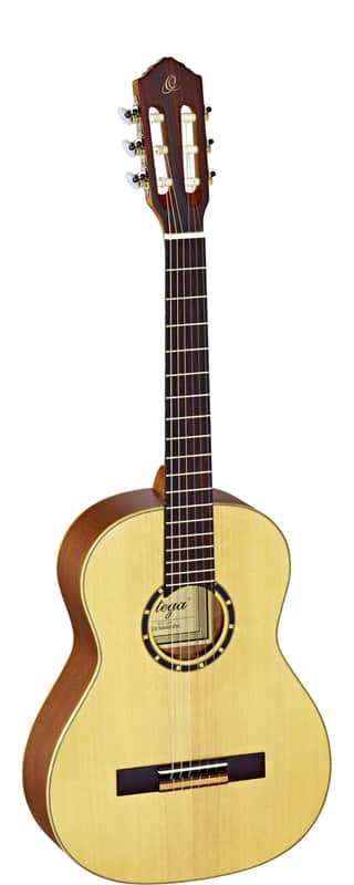 Ortega Family Series 3/4 Size Nylon Classical Guitar w/ Bag | Reverb