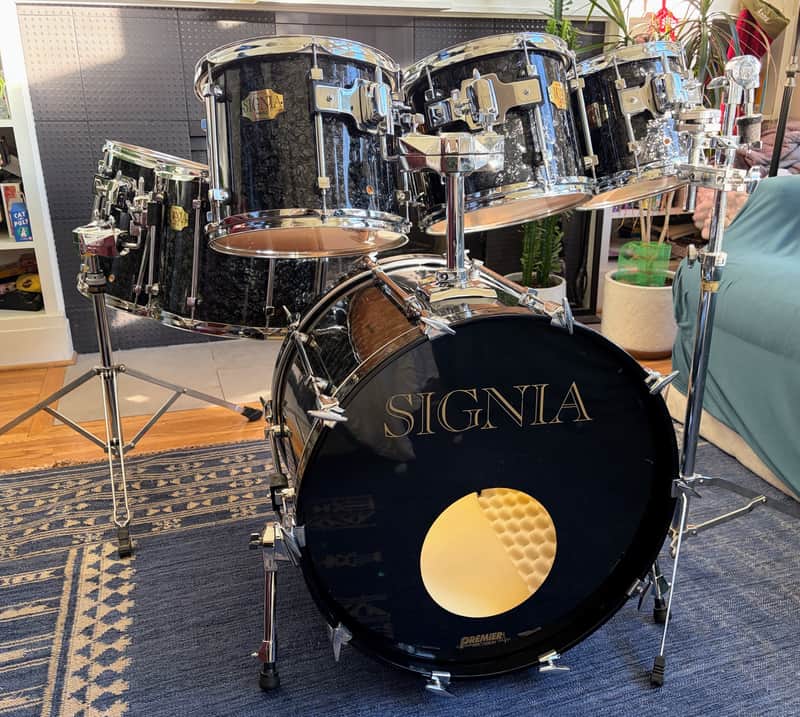 Premier Signia Maple 6-piece drum set shell pack | Reverb