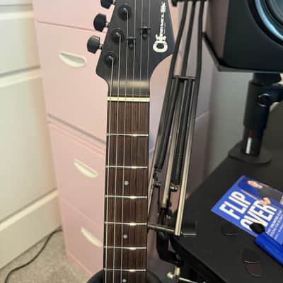 Charvel MJ Dinky DK24 HSH 2PT W MAH 2024 - Present - Black | Reverb
