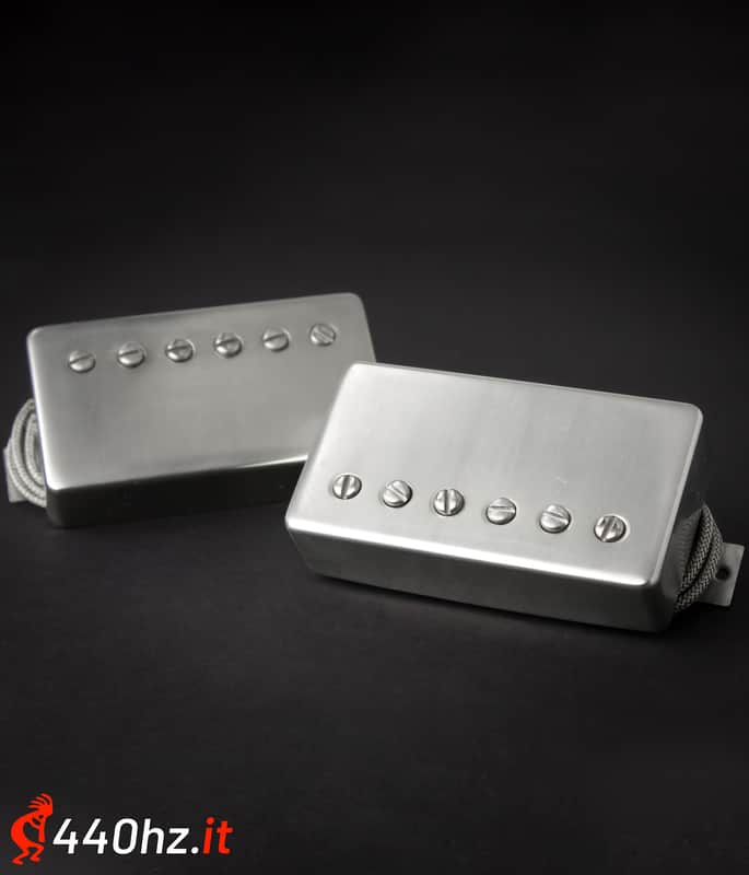 Ron Ellis Pickups 60s Bette Humbucker Set Aged Nickel - '60s | Reverb