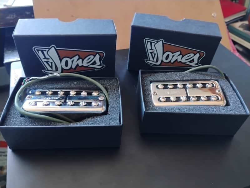 TV Jones Classic Universal Mount Nickel pickup set. | Reverb Australia