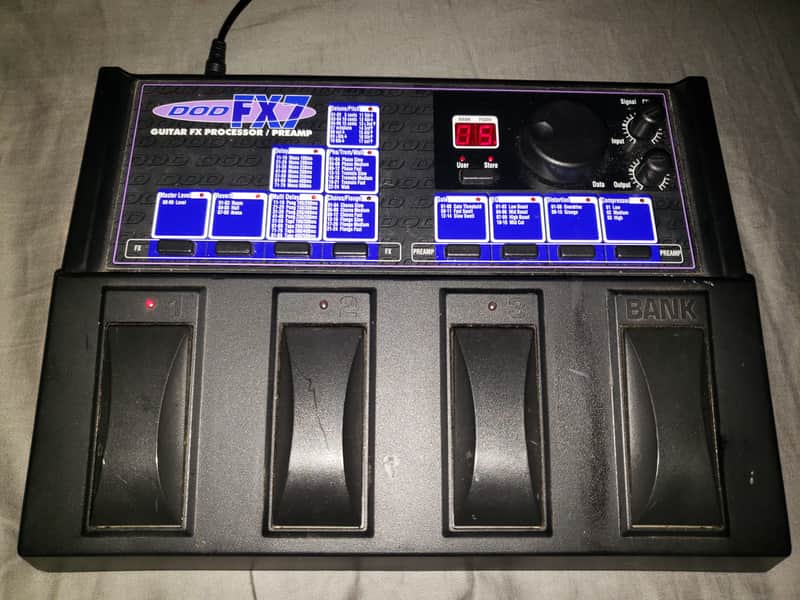 DOD FX7 Guitar Processor/Preamp Black | Reverb