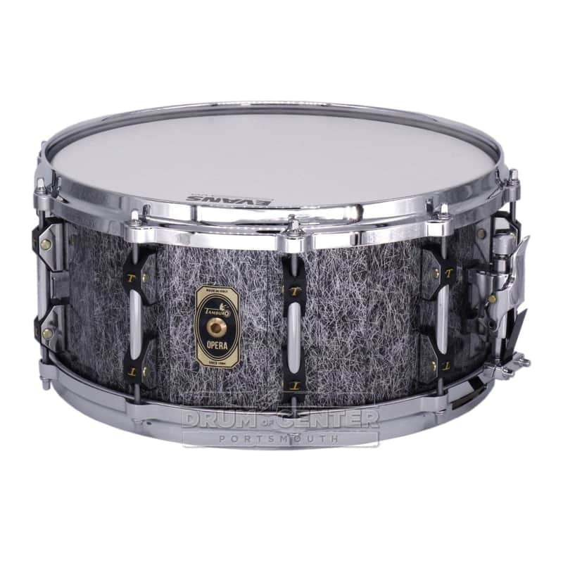 Tamburo Opera Series Stave Snare Drum 14x6.5 Fantasy Black | Reverb