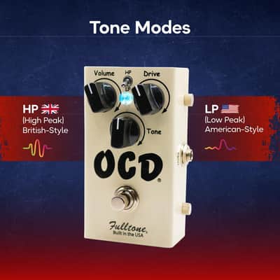 Fulltone OCD V2 Guitar Overdrive Pedal with HP/LP Tone | Reverb