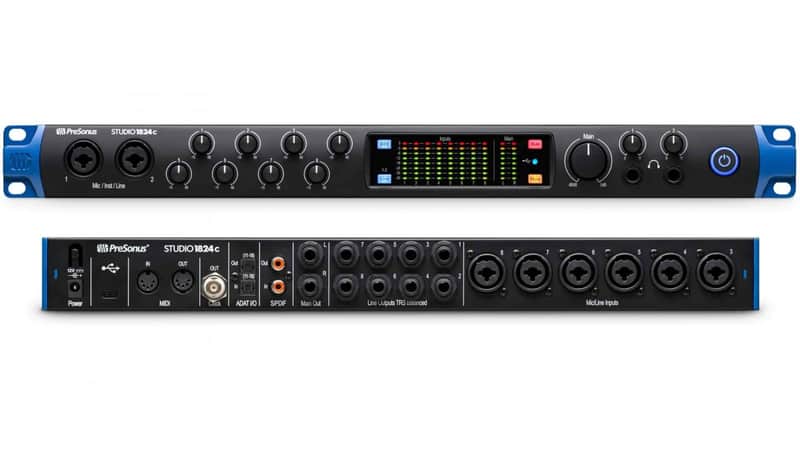 PreSonus Studio 1824C 18x18 USB-C Audio / MIDI Interface 2019 | Reverb