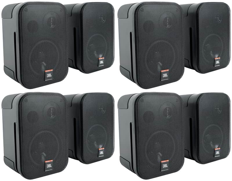 (8) JBL C1PRO Control 1 PRO Black 5.25" Wall Mount | Reverb