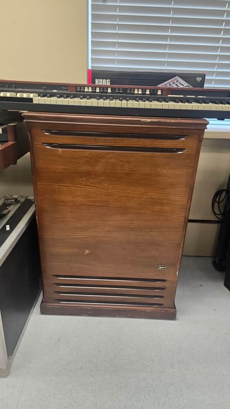 Hammond Suzuki Leslie 122XB Walnut with 11pin Leslie cable. | Reverb