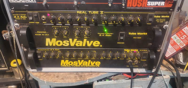 1990s Tube Works Mosvalve Rack Mount Power Amp MV-962 Made In | Reverb