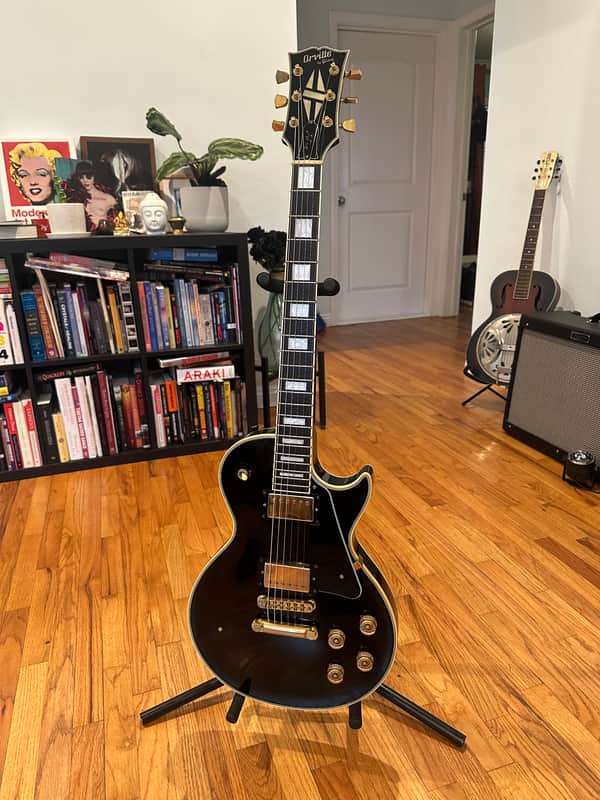 Orville by Gibson LPC Les Paul Custom 1989 - Ebony | Reverb