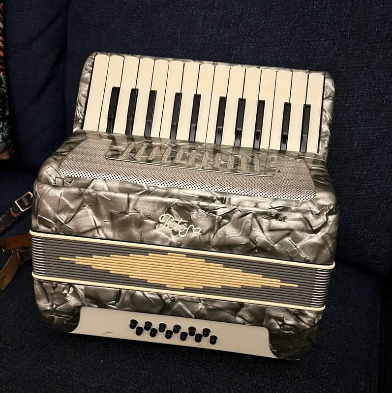 Petosa Mini Student Piano Accordion LM 25 Keys 12 Bass | Reverb