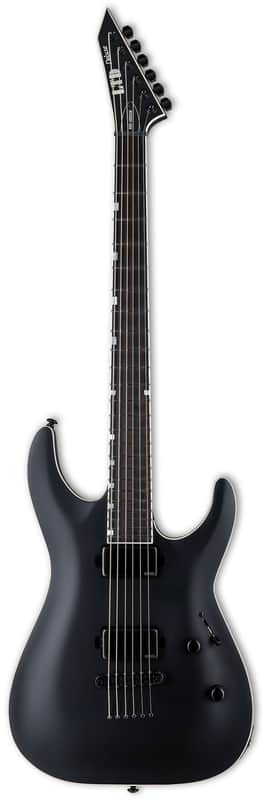 ESP LTD MH-1000 BARITONE Black Satin (B Stock) | Reverb