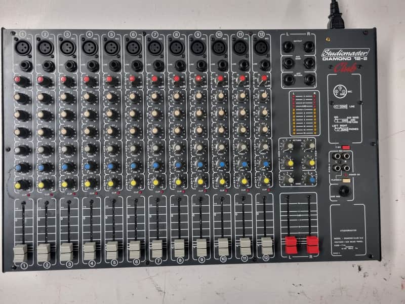 Studiomaster Diamond 12-2 Club analogue mixer | Reverb UK