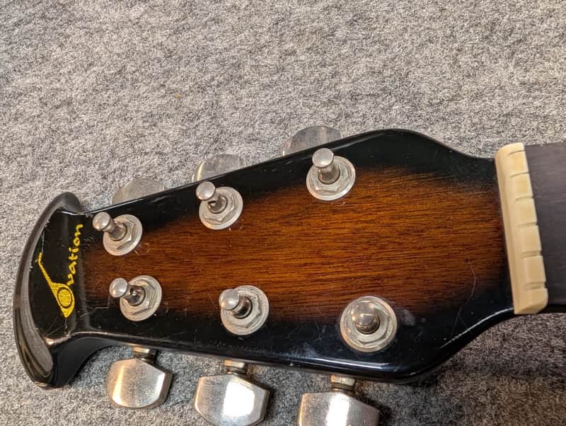 Ovation Custom Balladeer Neck 1990's - Sunburst | Reverb