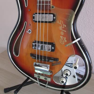 Hopf Saturn 67 Bass 1967 "Sunburst" very rare | Reverb