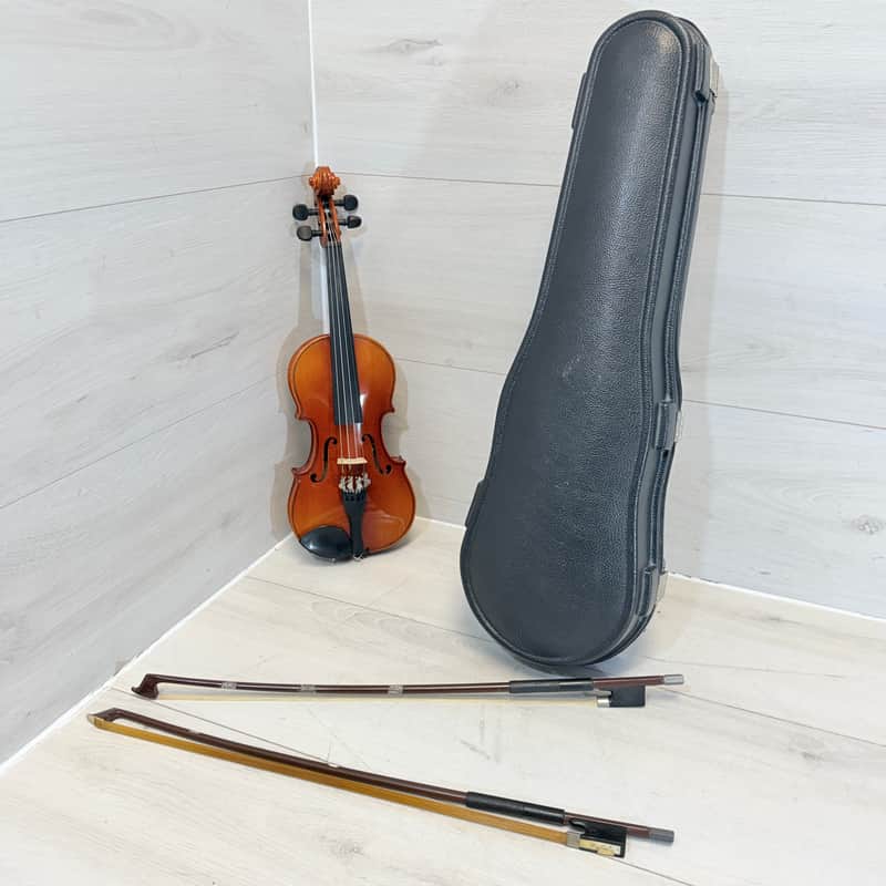 Suzuki 1/8 Size Student Violin w/ Hard Case & 2 Bows – Made | Reverb