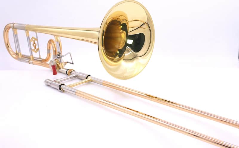 New-Old Stock Edwards T396-Hybrid Tenor Trombone in Clear | Reverb