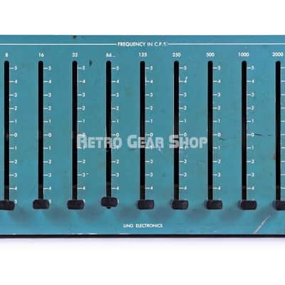 Ling Electronics EG-10-B Tube Graphic Equalizer EQ Vintage | Reverb