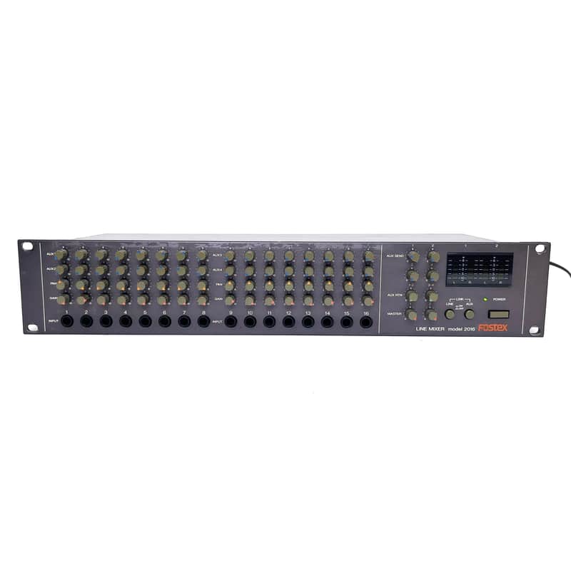 Fostex Model 2016 Rack Mount Analog Mixer 1980's Vintage warm | Reverb