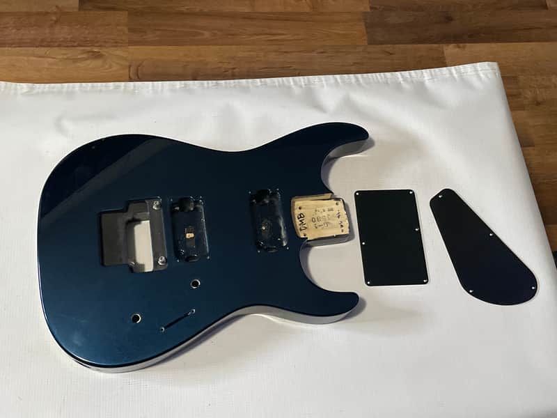 2000's India Jackson JS30 JS Series Dinky Blue Guitar Body | Reverb UK