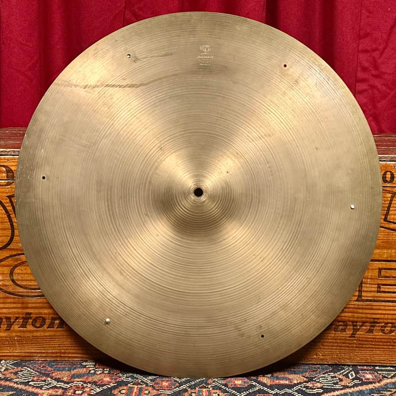 21" Zildjian A 1950s Small Stamp Sizzle Ride Cymbal 2418g | Reverb