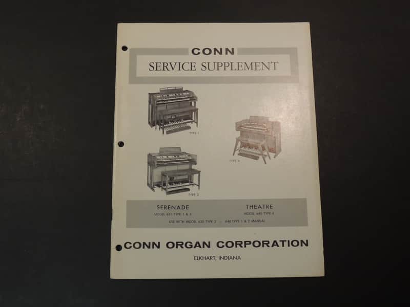 Conn Serenade Model 631 Type 1 & 2, Theatre Model 640 | Reverb Canada