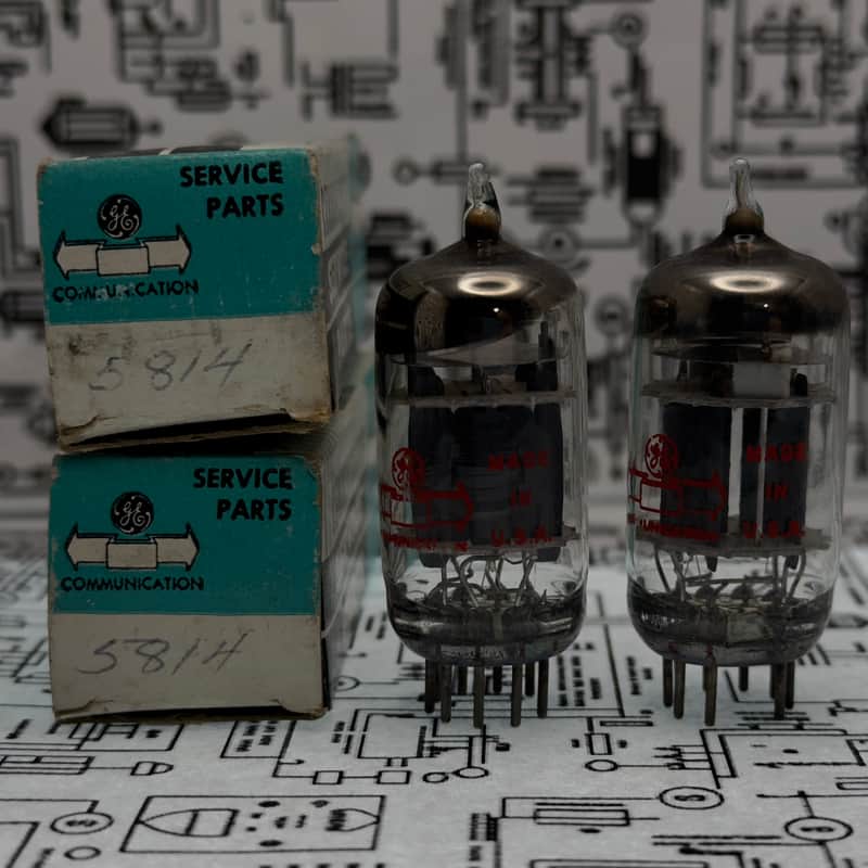 GE 5814A Black Plate Triple Mica - 1950s NOS | Reverb The Netherlands