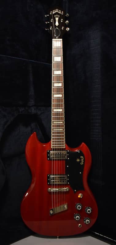 2012 Guild S-100 Polara Cherry Red MIK w/OHSC | Reverb