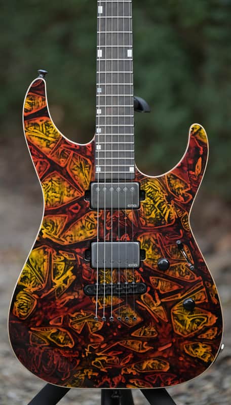 ESP USA M-II NTB NT EMG - Hellfire | Reverb