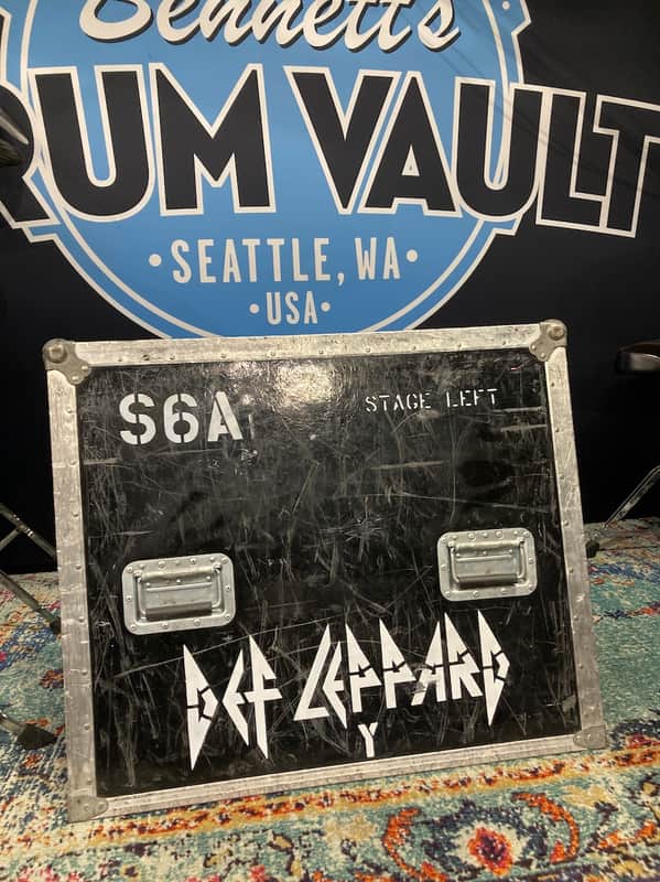 Def Leppard Logo, Tour Used Case Panel Wall Hanging "S6A" | Reverb