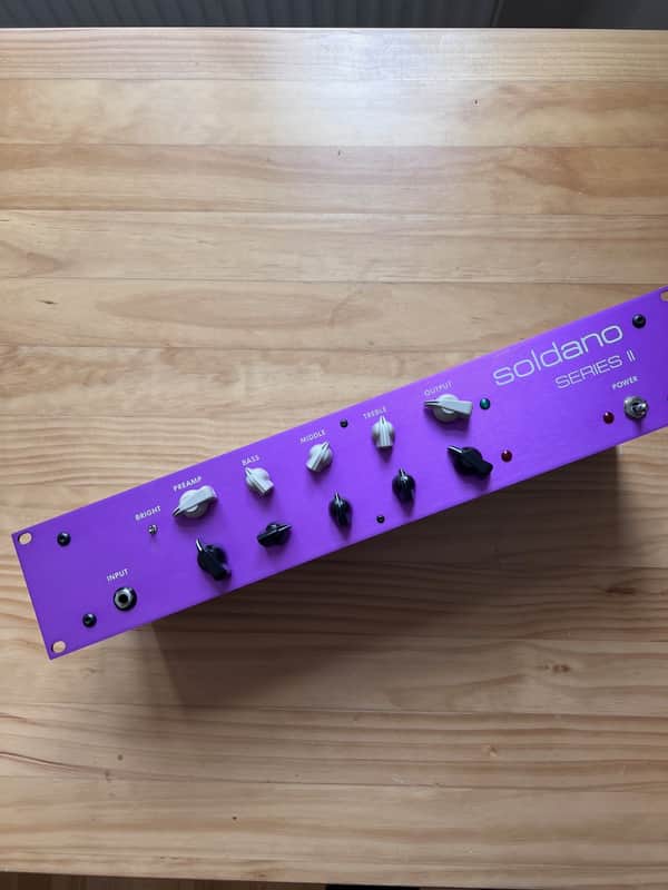 Soldano SP-77 Rackmount Guitar Preamp Purple | Reverb