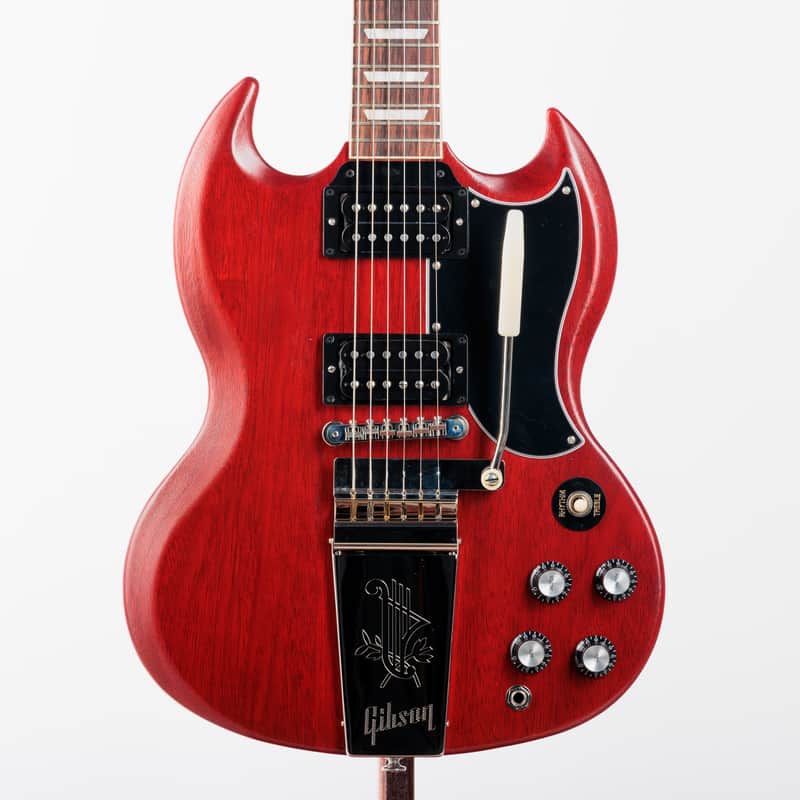 Gibson SG Standard '61 Faded Maestro Vibrola, Vintage Cherry | Reverb