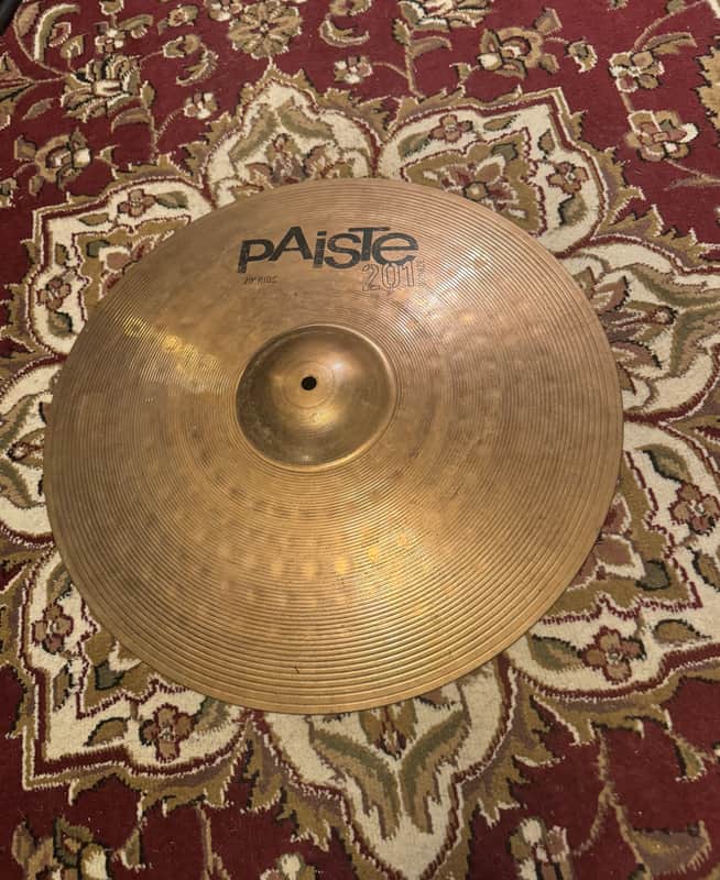 Paiste 201 20” Bronze Ride Cymbal - Bronze | Reverb