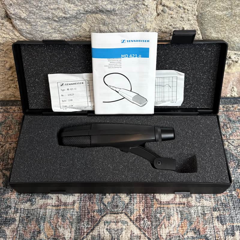 Sennheiser MD 421 II Dynamic Cardioid Studio Microphone W/ | Reverb