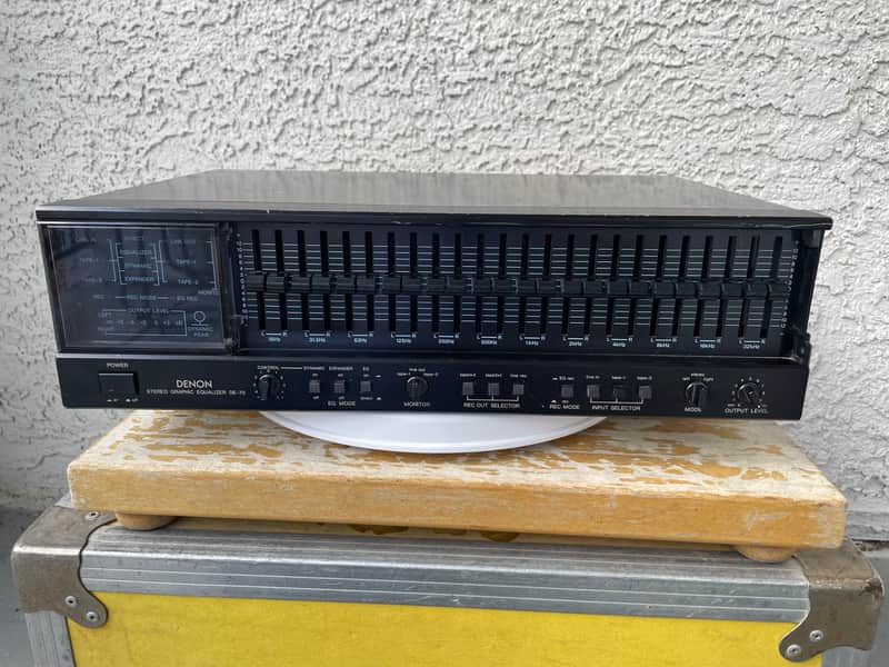 Vintage Denon DE-70 Stereo Graphic Equalizer 80s | Reverb