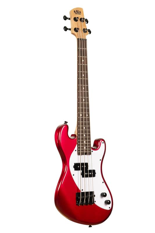 Solid Body 4-String Red Fretted U•BASS® | Reverb