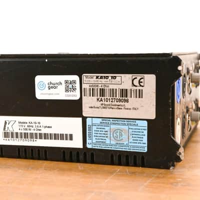 K-Array KA10-10 Class D Digital Audio Power Amplifier with | Reverb