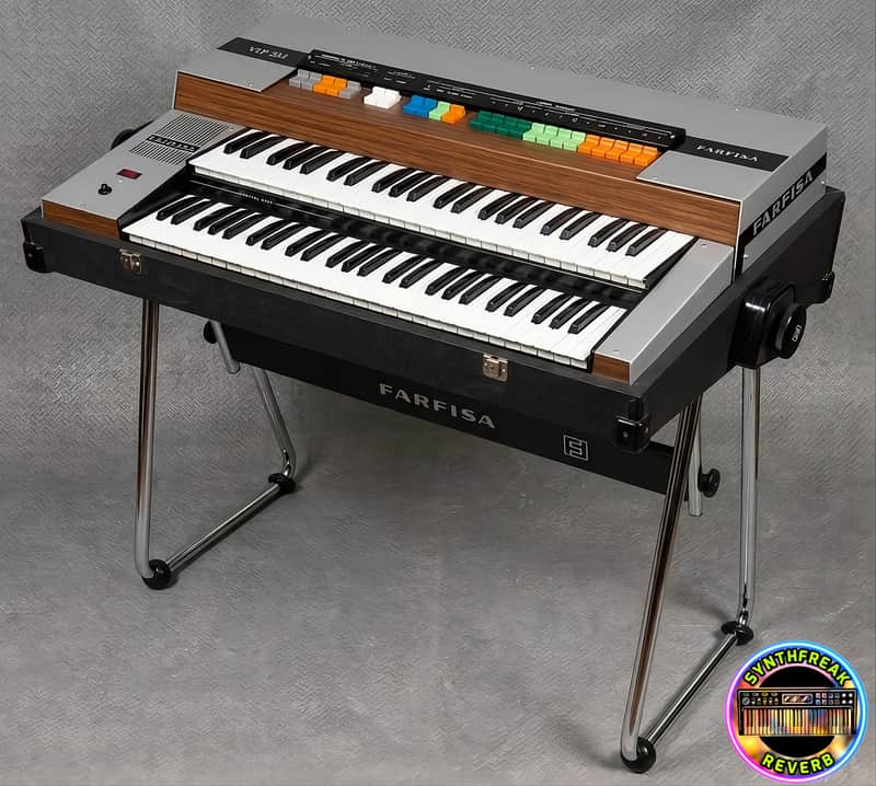 Farfisa VIP 233 + Original Stand & Case RARE Vintage from | Reverb