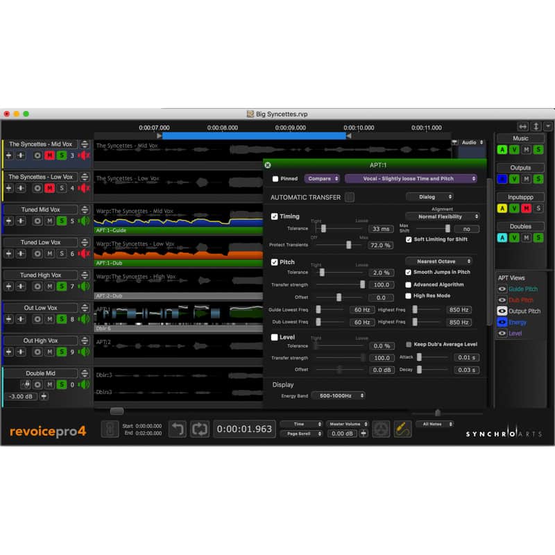 New Synchro Arts Revoice Pro 4 UpGrade from Vocalign Ultra | Reverb