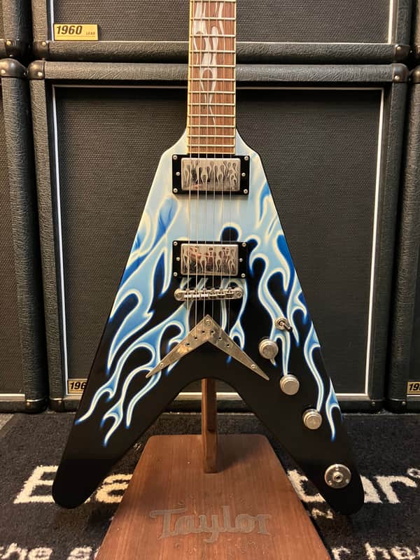 Dean Guitars V Inferno Blue | Reverb