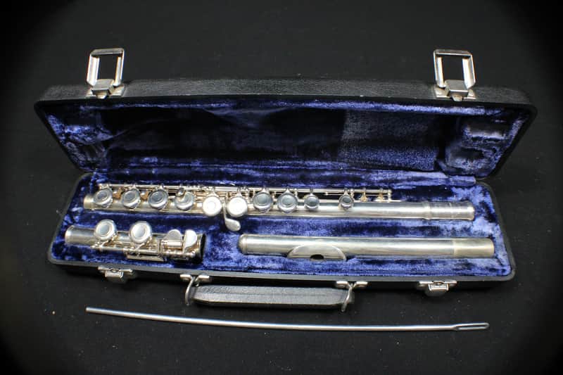 A Armstrong Model 104 Silver Plated Flute in it's Original | Reverb